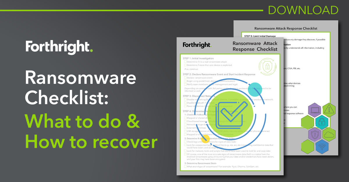 Ransomware Checklist